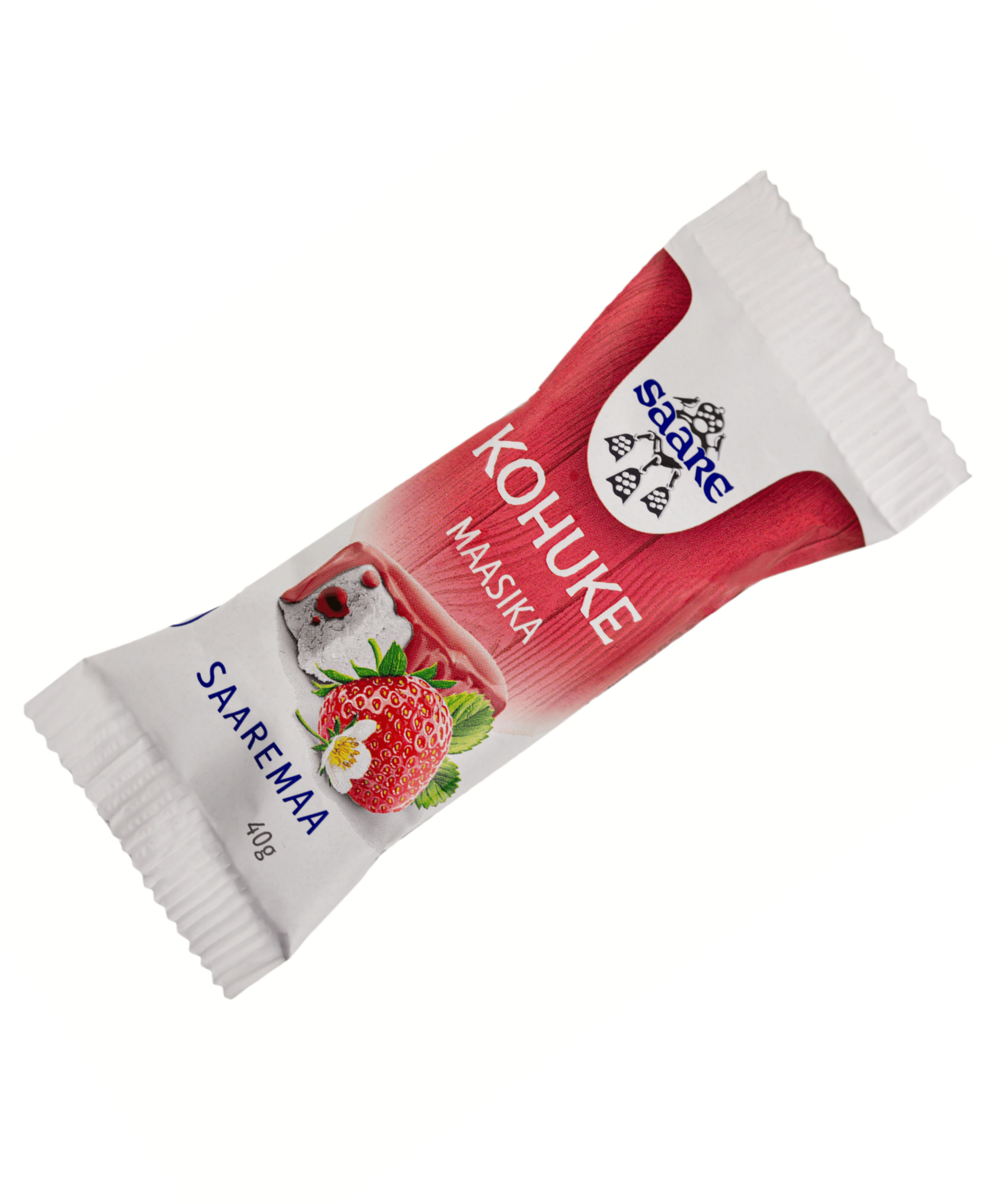 Saare vanilli kohuke metsamarja täidise ja maasikamaitselise glasuuriga ...
